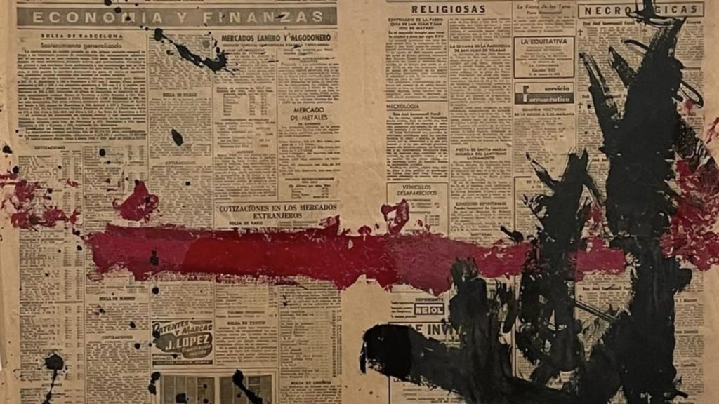 Exhiben obras poco conocidas del artista español Antoni Tàpies para ...