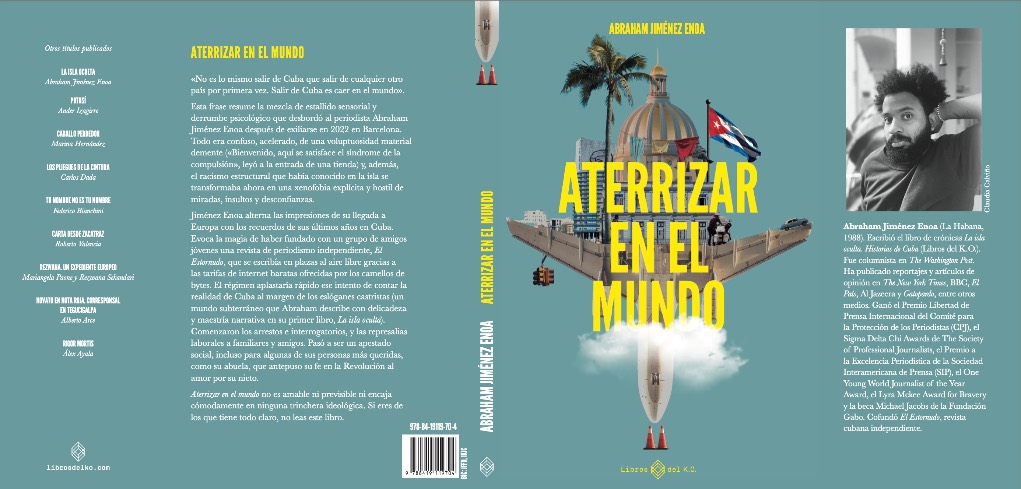 Abraham Jiménez Enoa presenta su libro ‘Aterrizar en el mundo’
